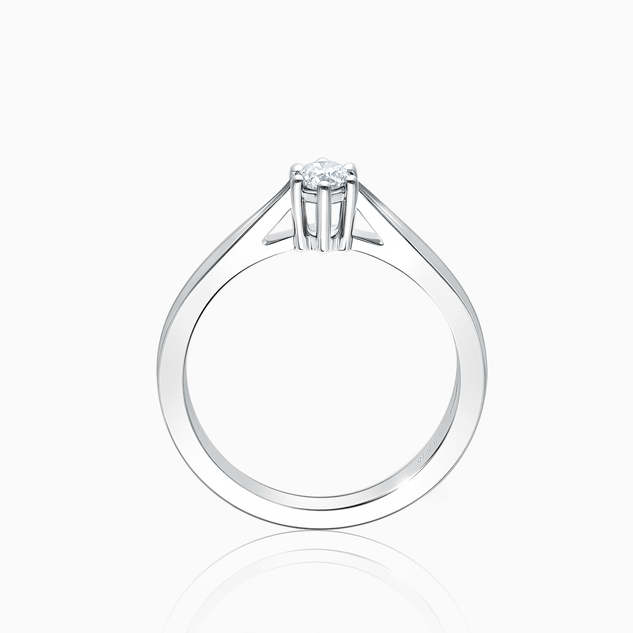 Aukso žiedas su deimantu | Factory By Ribas